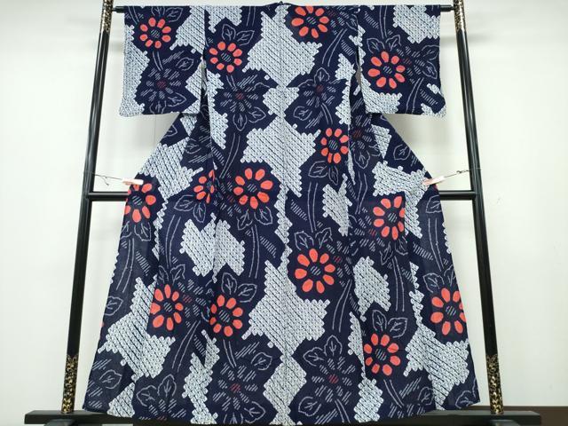 ■■■　サイズ　■■■ 身丈 158.5cm（肩から） 裄丈 65cm 袖丈 47cm　縫込み 2.5cm 袖幅 33.5cm 前幅 24.5cm 後幅 30.5cm 着物縫いこみ 内揚げ 0cm 裄 お袖側 約2cm　身頃側 約1cm ■...