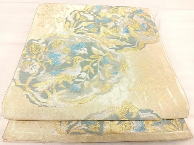 ■■■　サイズ　■■■ 長さ 412cm 幅 31cm程 ■■■　商品詳細　■■■ 【正絹・芯なし】 詳細に関しましては、画像をご確認ください。 大変上質な逸品になります。 お安く出品致しますので、是非この機会にいかがでしょうか？ ■■■　...