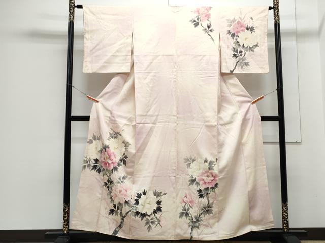 ■■■　サイズ　■■■ 身丈 156.5cm（肩から） 裄丈 63cm 袖丈 48cm　縫込み 5cm 袖幅 32cm 前幅 23cm 後幅 28.5cm 着物縫いこみ 内揚げ 3cm 裄 お袖側 約3cm　身頃側 約4cm ■■■　商品詳...