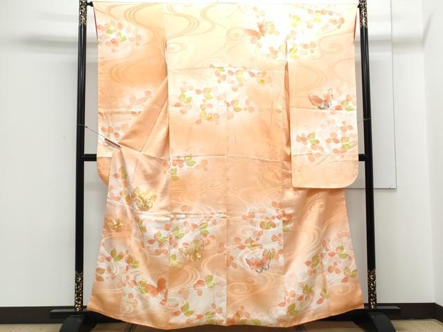 ■■■　サイズ　■■■ 身丈 160cm（肩から） 裄丈 65cm 袖丈 94cm　縫込み 6cm 袖幅 34cm 前幅 23cm 後幅 29cm 着物縫いこみ 内揚げ 0cm 裄 お袖側 約1cm　身頃側 約2cm ■■■　商品詳細　■■...