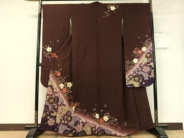 ■■■　サイズ　■■■ 身丈 162cm（肩から） 裄丈 68cm 袖丈 108cm　縫込み 11cm 袖幅 34.5cm 前幅 25cm 後幅 30.5cm 着物縫いこみ 内揚げ 7cm 裄 お袖側 約3.5cm　身頃側 約4.5cm ■...