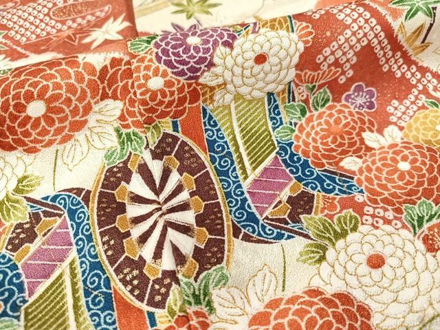 ■■■　サイズ　■■■ 身丈 159cm（肩から） 裄丈 64cm 袖丈 56.5cm　縫込み 3.5cm 袖幅 34cm 前幅 23.5cm 後幅 29.5cm 着物縫いこみ 内揚げ 5.5cm 裄 お袖側 約2.5cm　身頃側 約5cm...