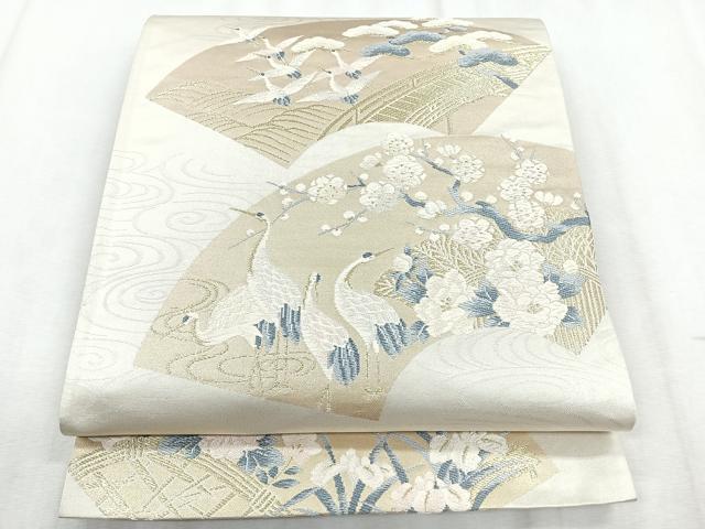 ■■■　サイズ　■■■ 長さ 434cm 幅 31cm程 ■■■　商品詳細　■■■ 【正絹・芯なし】 詳細に関しましては、画像をご確認ください。 大変上質な逸品になります。 お安く出品致しますので、是非この機会にいかがでしょうか？ ■■■　...