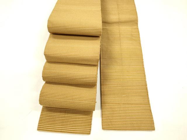 ■■■　サイズ　■■■ 長さ 404cm 幅 8.5cm程 ■■■　商品詳細　■■■ 【正絹】 状態は接写画像のように裏地に薄い汚れがございますが その他表地は特に目立ったシミ汚れなどもなく大変良い状態です。 爪で糸を1本1本掻きよせて織る...