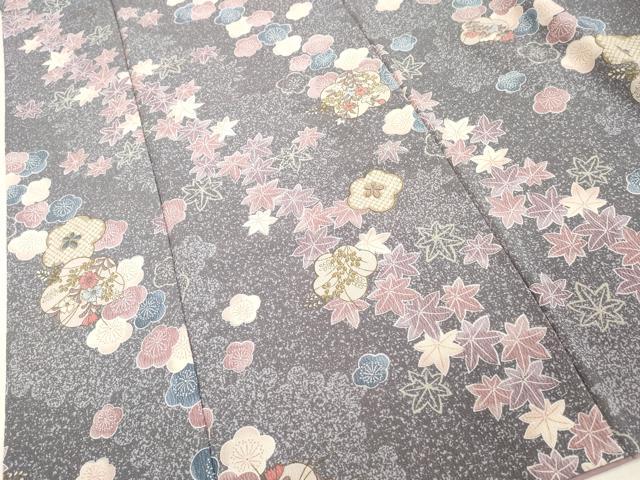 ■■■　サイズ　■■■ 身丈 158cm（肩から） 裄丈 67cm 袖丈 49cm　縫込み 6cm 袖幅 34cm 前幅 26cm 後幅 31cm 着物縫いこみ 内揚げ 0cm 裄 お袖側 約2.5cm　身頃側 約2cm ■■■　商品詳細　...