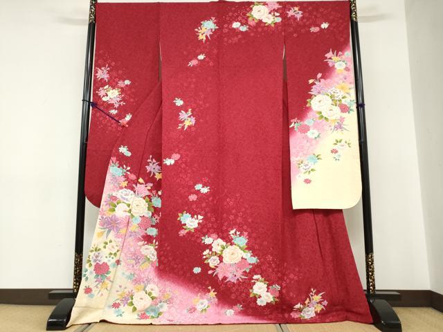 ■■■　サイズ　■■■ 身丈 170cm（肩から） 裄丈 69cm 袖丈 112.5cm　縫込み 2cm 袖幅 34.5cm 前幅 25cm 後幅 31cm 着物縫いこみ 内揚げ 3cm 裄 お袖側 約2cm　身頃側 約2cm ■■■　商品...
