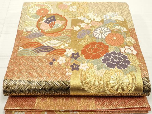 ■■■　サイズ　■■■ 長さ 424cm 幅 30.5cm程 ■■■　商品詳細　■■■ 【正絹】 詳細に関しましては、画像をご確認ください。 大変上質な逸品になります。 お安く出品致しますので、是非この機会にいかがでしょうか？ ■■■　注意...