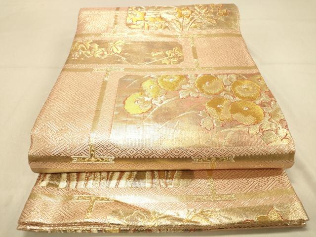 ■■■　サイズ　■■■ 長さ 444cm 幅 30.5cm程 ■■■　商品詳細　■■■ 【正絹】 詳細に関しましては、画像をご確認ください。 大変上質な逸品になります。 お安く出品致しますので、是非この機会にいかがでしょうか？ ■■■　注意...