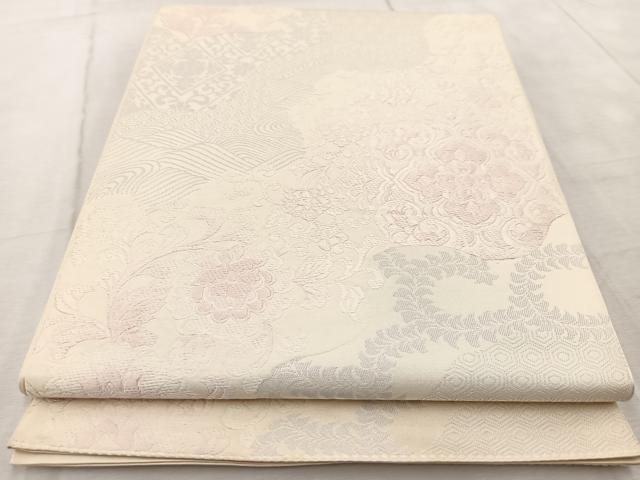 ■■■　サイズ　■■■ 長さ 420cm 幅 31cm程 ■■■　商品詳細　■■■ 【正絹・芯無し】 詳細に関しましては、画像をご確認ください。 大変上質な逸品になります。 お安く出品致しますので、是非この機会にいかがでしょうか？ ■■■　...