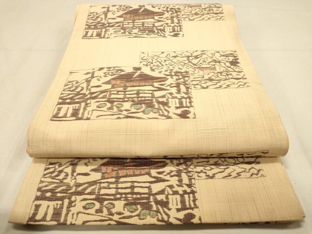 ■■■　サイズ　■■■ 長さ 404cm 幅 31cm程 ■■■　商品詳細　■■■ 【正絹】 詳細に関しましては、画像をご確認ください。 大変上質な逸品になります。 お安く出品致しますので、是非この機会にいかがでしょうか？ ■■■　注意事項...