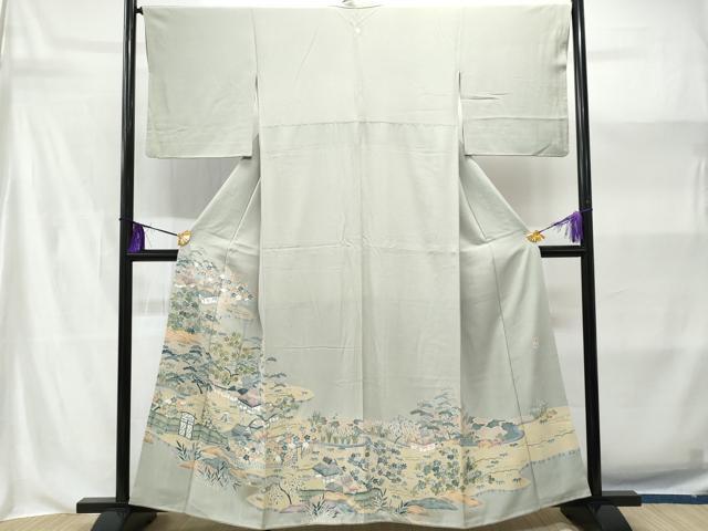 ■■■　サイズ　■■■ 身丈 158.5cm（肩から） 裄丈 66.5cm 袖丈 48cm　縫込み 4cm 袖幅 33cm 前幅 23.5cm 後幅 30.5cm 着物縫いこみ 内揚げ 5cm 裄 お袖側 約3cm　身頃側 約2cm ■■■...