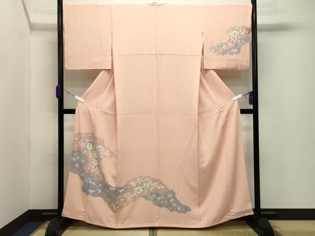 ■■■　サイズ　■■■ 身丈 162.5cm（肩から） 裄丈 67.5cm 袖丈 48cm　縫込み 4cm 袖幅 34cm 前幅 23.5cm 後幅 30.5cm 着物縫いこみ 内揚げ 0cm 裄 お袖側 約1.5cm　身頃側 約2cm ■...
