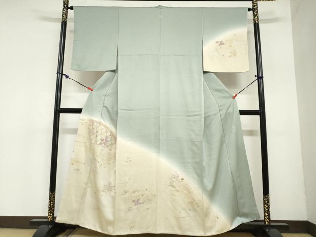 ■■■　サイズ　■■■ 身丈 157.5cm（肩から） 裄丈 64cm 袖丈 50cm　縫込み 6cm 袖幅 33cm 前幅 24cm 後幅 30cm 着物縫いこみ 内揚げ 10cm 裄 お袖側 約2cm　身頃側 約4cm ■■■　商品詳細...