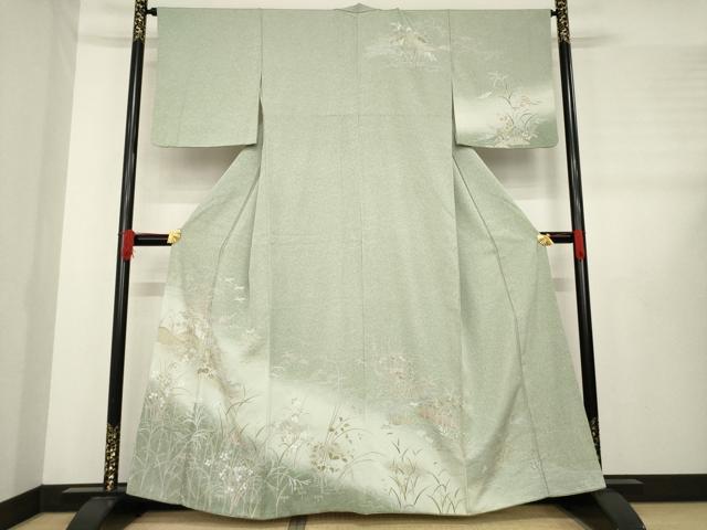 ■■■　サイズ　■■■ 身丈 159cm（肩から） 裄丈 65cm 袖丈 49cm　縫込み 5cm 袖幅 33.5cm 前幅 23cm 後幅 30cm 着物縫いこみ 内揚げ 7cm 裄 お袖側 約2cm　身頃側 約2cm ■■■　商品詳細　...