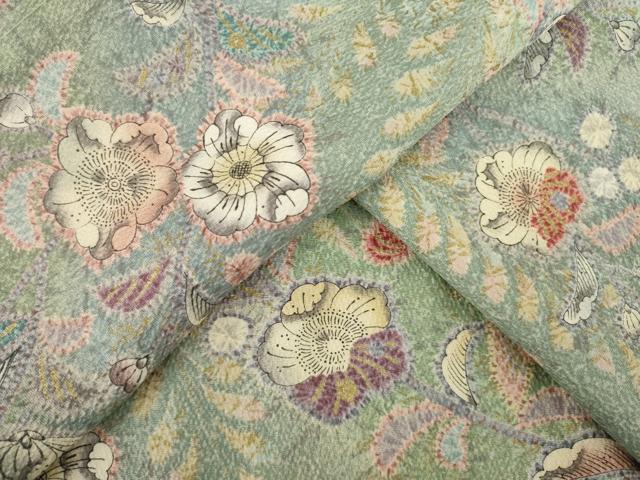 ■■■　サイズ　■■■ 身丈 165cm（肩から） 裄丈 66cm 袖丈 52cm　縫込み 3.5cm 袖幅 34cm 前幅 24cm 後幅 30cm 着物縫いこみ 内揚げ 0cm 裄 お袖側 約1cm　身頃側 約2cm ■■■　商品詳細　...