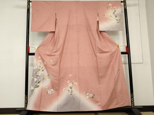 ■■■　サイズ　■■■ 身丈 156.5cm（肩から） 裄丈 65cm 袖丈 49cm　縫込み 5.5cm 袖幅 33.5cm 前幅 23.5cm 後幅 29cm 着物縫いこみ 内揚げ 8.5cm 裄 お袖側 約2cm　身頃側 約3cm ■...