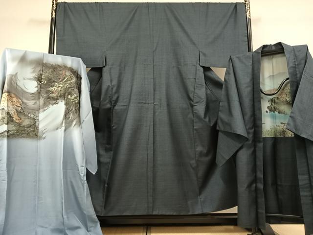 ■■■　サイズ　■■■ 【着物】 身丈 150cm（肩から） 裄丈 71cm 袖丈 51cm　縫込み 5cm 袖幅 35cm 前幅 29cm 後幅 33cm 着物縫いこみ 内揚げ 9cm 裄 お袖側 約4cm　身頃側 約3cm 【羽織】 身...