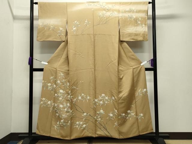 ■■■　サイズ　■■■ 身丈 156cm（肩から） 裄丈 63cm 袖丈 46.5cm　縫込み 8.5cm 袖幅 33cm 前幅 23cm 後幅 29cm 着物縫いこみ 内揚げ 6.5cm 裄 お袖側 約2cm　身頃側 約4.5cm ■■■...