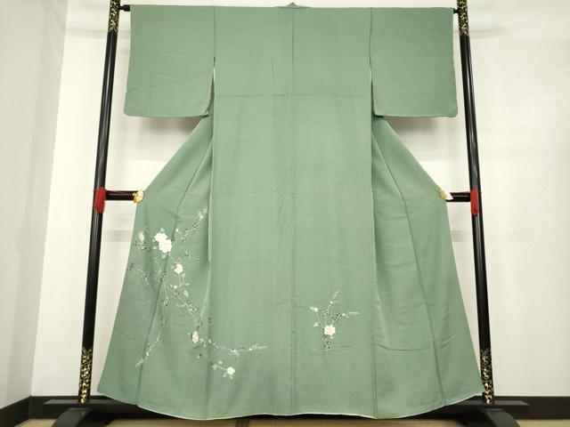 ■■■　サイズ　■■■ 身丈 155cm（肩から） 裄丈 64cm 袖丈 48cm　縫込み 4cm 袖幅 33cm 前幅 24cm 後幅 30cm 着物縫いこみ 内揚げ 8cm 裄 お袖側 約3cm　身頃側 約4cm ■■■　商品詳細　■■...