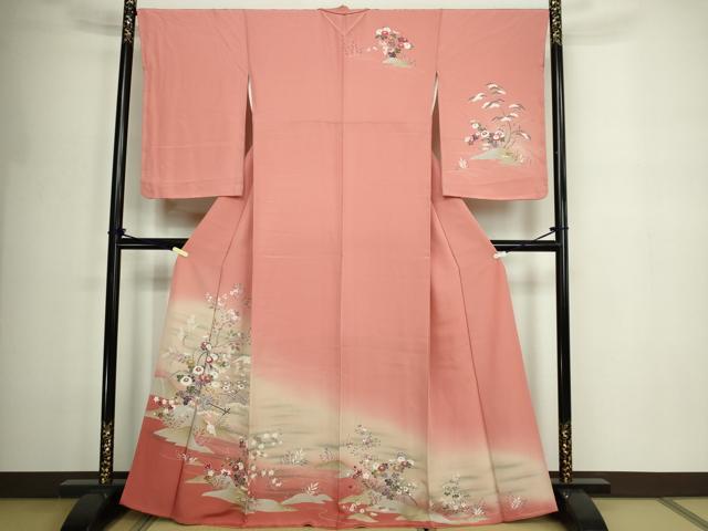■■■　サイズ　■■■ 身丈 165cm（肩から） 裄丈 67cm 袖丈 64cm　縫込み 2.5cm 袖幅 35cm 前幅 22.5cm 後幅 28.5cm 着物縫いこみ 内揚げ 0cm 裄 お袖側 約1cm　身頃側 約2cm ■■■　商...