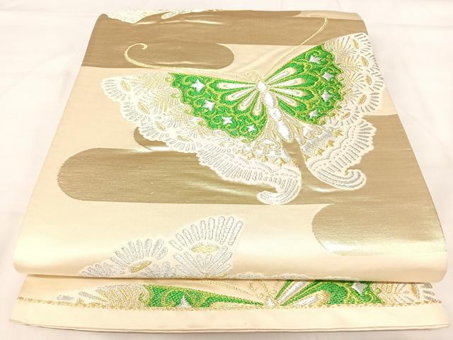 ■■■　サイズ　■■■ 長さ 420cm 幅 30.5cm程 ■■■　商品詳細　■■■ 【正絹・芯なし】 詳細に関しましては、画像をご確認ください。 大変上質な逸品になります。 お安く出品致しますので、是非この機会にいかがでしょうか？ ※汚...