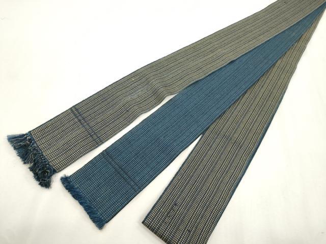 ■■■　サイズ　■■■ 長さ 384cm 幅 9cm程 ■■■　商品詳細　■■■ 【正絹】 状態は接写画像のように胴回り・手先に薄い汚れがございますが その他特に目立ったシミ汚れなどもなく大変良い状態です。 本場筑前博多織は、 福岡県福岡市...