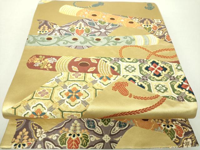 ■■■　サイズ　■■■ 長さ 436cm 幅 31cm程 ■■■　商品詳細　■■■ 【正絹】 状態は締めてはおりますが 特に目立ったシミ汚れなどもなく大変良い状態です。 大変上質な逸品になります。 お安く出品致しますので、是非この機会にいか...