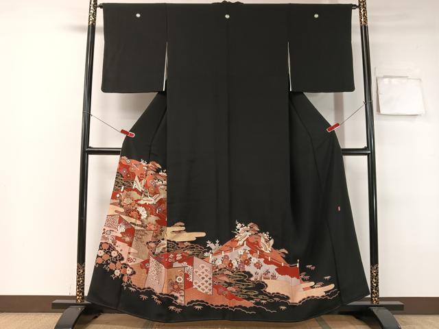 ■■■　サイズ　■■■ 身丈 160cm（肩から） 裄丈 64cm 袖丈 49cm　縫込み 6cm 袖幅 32.5cm 前幅 24.5cm 後幅 30.5cm 着物縫いこみ 内揚げ 10cm 裄 お袖側 約4cm　身頃側 約4cm ■■■　...