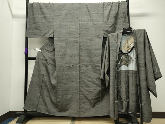 ■■■　サイズ　■■■ 【着物】 身丈 156.5cm（肩から） 裄丈 75.5cm 袖丈 50cm　縫込み 3cm 袖幅 38cm 前幅 26.5cm 後幅 31cm 着物縫いこみ 内揚げ 5cm 裄 お袖側 約1cm　身頃側 約0cm ...