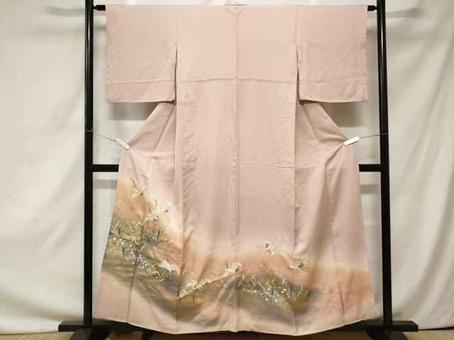 ■■■　サイズ　■■■ 身丈 156cm（肩から） 裄丈 63cm 袖丈 46cm　縫込み 7cm 袖幅 34cm 前幅 24cm 後幅 28.5cm 着物縫いこみ 内揚げ 10cm 裄 お袖側 約1cm　身頃側 約5cm ■■■　商品詳細...