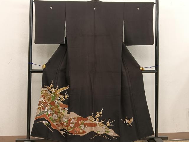 ■■■　サイズ　■■■ 身丈 155.5cm（肩から） 裄丈 65cm 袖丈 48.5cm　縫込み 1.5cm 袖幅 32.5cm 前幅 23cm 後幅 29.5cm 着物縫いこみ 内揚げ 0cm 裄 お袖側 約2cm　身頃側 約2cm ■...