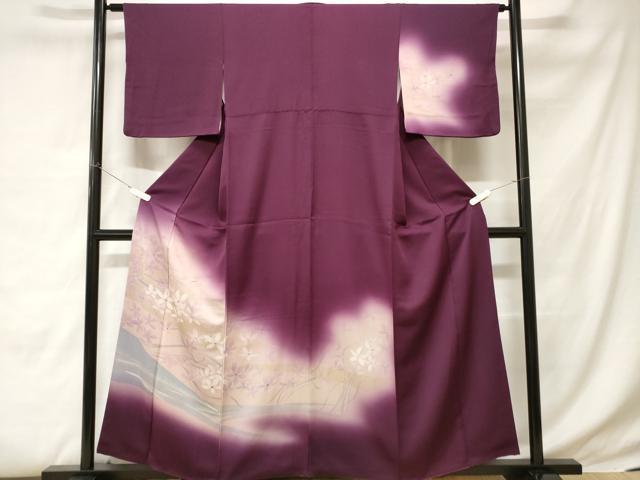 ■■■　サイズ　■■■ 身丈 156cm（肩から） 裄丈 63cm 袖丈 46cm　縫込み 4cm 袖幅 33cm 前幅 23cm 後幅 28.5cm 着物縫いこみ 内揚げ 3cm 裄 お袖側 約2cm　身頃側 約5cm ■■■　商品詳細　...