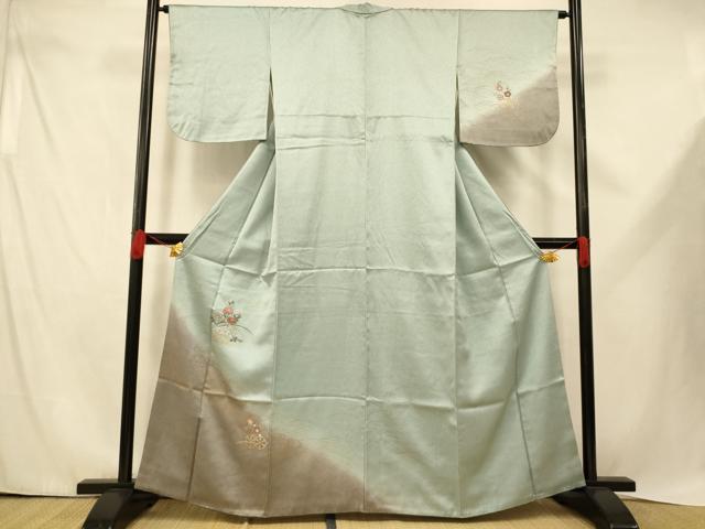 ■■■　サイズ　■■■ 身丈 159cm（肩から） 裄丈 64cm 袖丈 47cm　縫込み 4.5cm 袖幅 32.5cm 前幅 24cm 後幅 29cm 着物縫いこみ 内揚げ 3.5cm 裄 お袖側 約3cm　身頃側 約3cm ■■■　商...