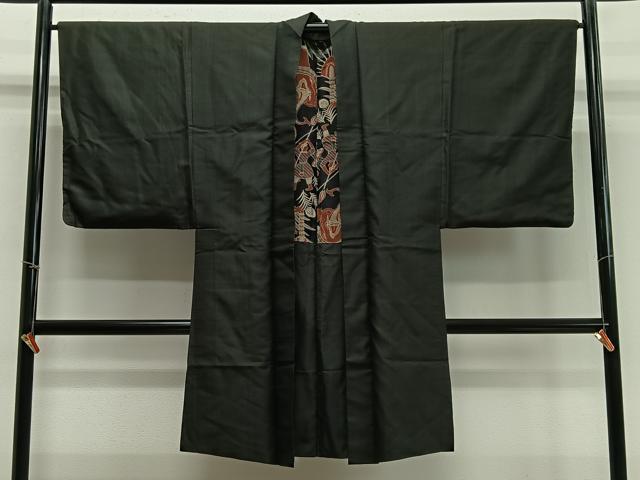 ■■■　サイズ　■■■ 身丈 106cm（肩から） 裄丈 66.5cm 袖丈 54cm　縫込み 3cm 袖幅 33.5cm 前幅 20cm 後幅 30cm 裄 お袖側 約1.5cm　身頃側 約1cm ■■■　商品詳細　■■■ 【正絹】 状態...