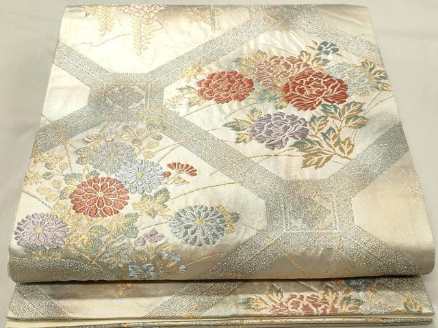 ■■■　サイズ　■■■ 長さ 422cm 幅 30.5cm程 ■■■　商品詳細　■■■ 【正絹】 詳細に関しましては、画像をご確認ください。 大変上質な逸品になります。 お安く出品致しますので、是非この機会にいかがでしょうか？ ※汚れ等に関...