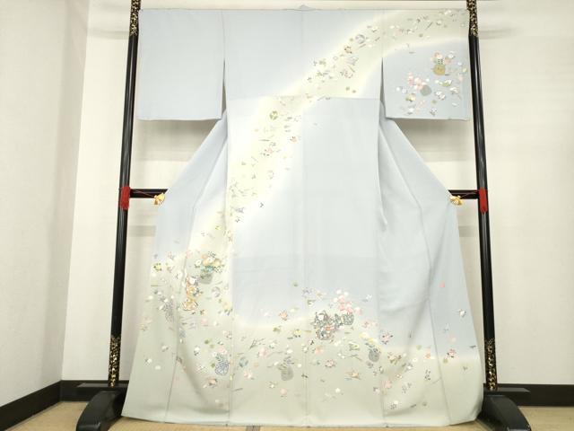 ■■■　サイズ　■■■ 身丈 168cm（肩から） 裄丈 68cm 袖丈 49cm　縫込み 6cm 袖幅 35cm 前幅 22cm 後幅 28cm 着物縫いこみ 内揚げ 4cm 裄 お袖側 約2cm　身頃側 約3cm ■■■　商品詳細　■■...