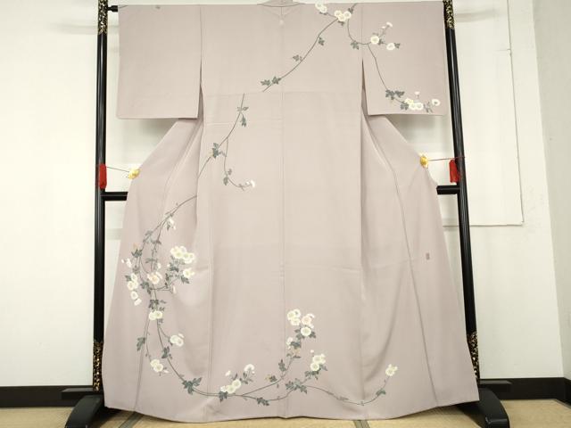 ■■■　サイズ　■■■ 身丈 163cm（肩から） 裄丈 66cm 袖丈 49cm　縫込み 7cm 袖幅 33cm 前幅 26.5cm 後幅 30.5cm 着物縫いこみ 内揚げ 2.5cm 裄 お袖側 約1cm　身頃側 約2cm ■■■　商...