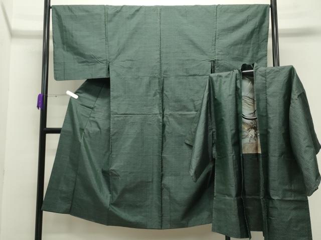 ■■■　サイズ　■■■ 【着物】 身丈 136cm（肩から） 裄丈 67cm 袖丈 48cm　縫込み 4cm 袖幅 33.5cm 前幅 25cm 後幅 30cm 着物縫いこみ 内揚げ 7.5cm 裄 お袖側 約1.5cm　身頃側 約1cm ...