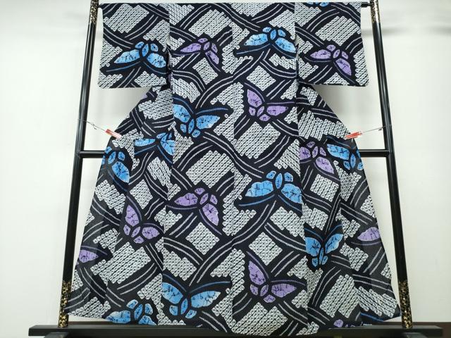 ■■■　サイズ　■■■ 身丈 154.5cm（肩から） 裄丈 65cm 袖丈 47.5cm　縫込み 2.5cm 袖幅 33.5cm 前幅 24cm 後幅 31cm 着物縫いこみ 内揚げ 0cm 裄 お袖側 約2cm　身頃側 約2cm ■■■...