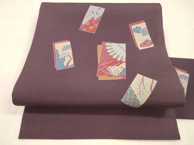 ■■■　サイズ　■■■ 長さ 379.5cm 幅 30.5cm程 ■■■　商品詳細　■■■ 【正絹】 状態は締めてはおりますが 特に目立ったシミ汚れなどもなく大変良い状態です。 大変上質な逸品になります。 お安く出品致しますので、是非この機...