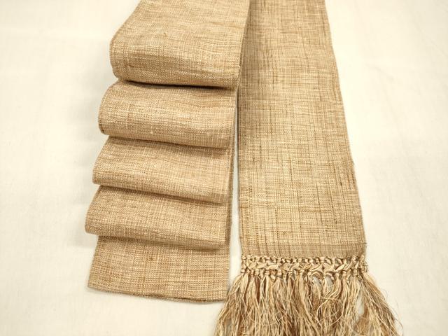 ■■■　サイズ　■■■ 長さ 412cm 幅 9cm程 ■■■　商品詳細　■■■ 【正絹】 状態は締めてはおりますが 特に目立ったシミ汚れなどもなく大変良い状態です。 本場筑前博多織は、 福岡県福岡市博多区やその周辺で生産される絹織物です。...