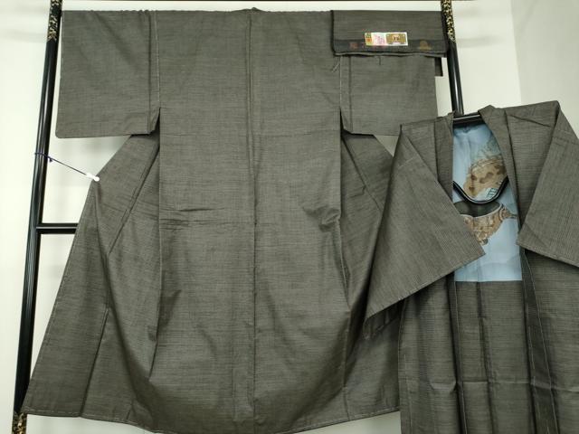 ■■■　サイズ　■■■ 【着物】 身丈 144.5cm（肩から） 裄丈 66cm 袖丈 48.5cm　縫込み 5cm 袖幅 34cm 前幅 24.5cm 後幅 30cm 着物縫いこみ 内揚げ 7cm 裄 お袖側 約2cm　身頃側 約5.5c...