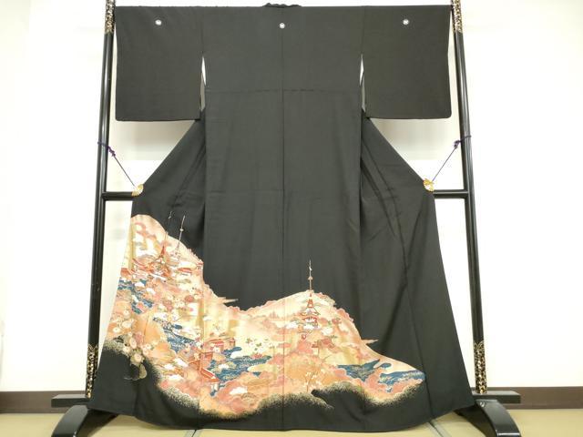 ■■■　サイズ　■■■ 身丈 163.5cm（肩から） 裄丈 67.5cm 袖丈 48.5cm　縫込み 4cm 袖幅 33.5cm 前幅 24cm 後幅 30cm 着物縫いこみ 内揚げ 2cm 裄 お袖側 約2cm　身頃側 約1cm ■■■...