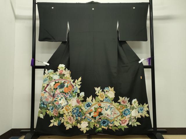 ■■■　サイズ　■■■ 身丈 158.5cm（肩から） 裄丈 66.5cm 袖丈 49cm　縫込み 4.5cm 袖幅 34.5cm 前幅 24cm 後幅 28cm 着物縫いこみ 内揚げ 4.5cm 裄 お袖側 約2cm　身頃側 約1cm ■...