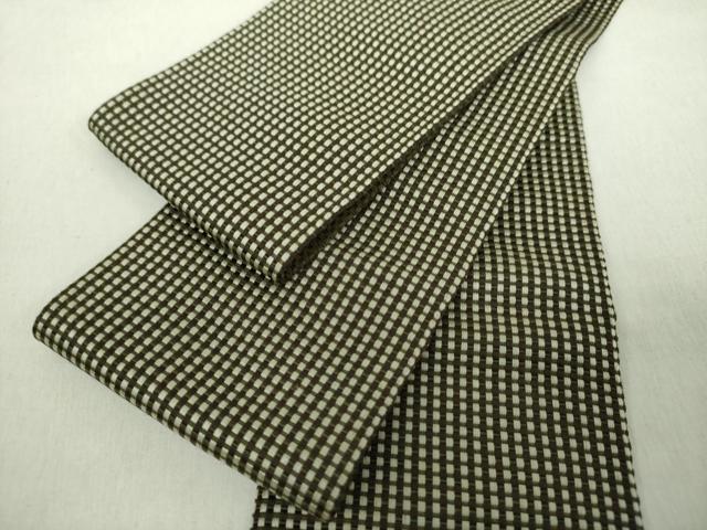 ■■■　サイズ　■■■ 長さ 398cm 幅 8.5cm程 ■■■　商品詳細　■■■ 【正絹】 状態は締めてはおりますが 特に目立ったシミ汚れなどもなく大変良い状態です。 本場筑前博多織は、 福岡県福岡市博多区やその周辺で生産される絹織物で...