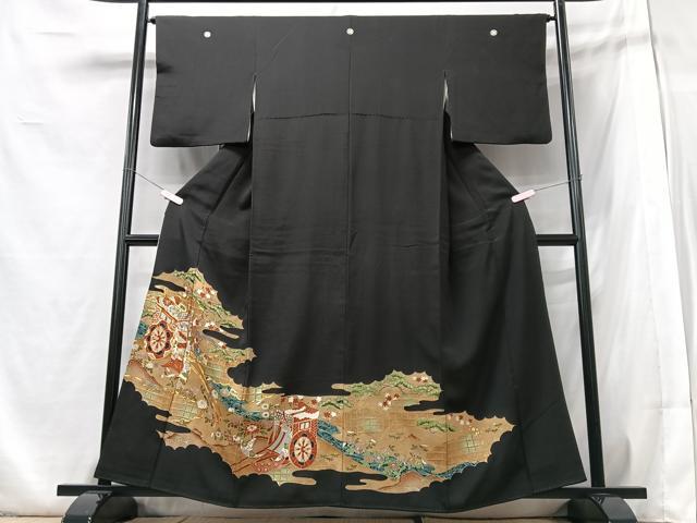 ■■■　サイズ　■■■ 身丈 158cm（肩から） 裄丈 64cm 袖丈 47cm　縫込み 3.5cm 袖幅 33cm 前幅 24.5cm 後幅 30.5cm 着物縫いこみ 内揚げ 6cm 裄 お袖側 約2.5cm　身頃側 約4.5cm ■...