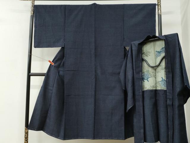 ■■■　サイズ　■■■ 【着物】 身丈 145cm（肩から） 裄丈 67.5cm 袖丈 49.5cm　縫込み 4cm 袖幅 34cm 前幅 29cm 後幅 32.5cm 着物縫いこみ 内揚げ 6cm 裄 お袖側 約2cm　身頃側 約2cm ...