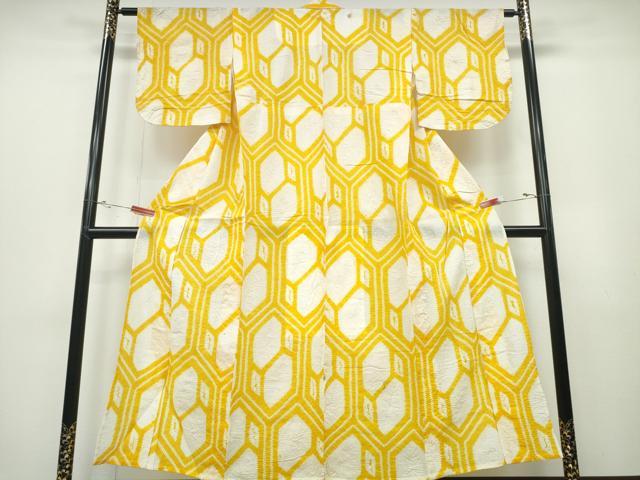 ■■■　サイズ　■■■ 身丈 153cm（肩から） 裄丈 64.5cm 袖丈 46cm　縫込み 3cm 袖幅 33.5cm 前幅 23.5cm 後幅 29cm 着物縫いこみ 内揚げ 0cm 裄 お袖側 約1.5cm　身頃側 約3cm ■■■...