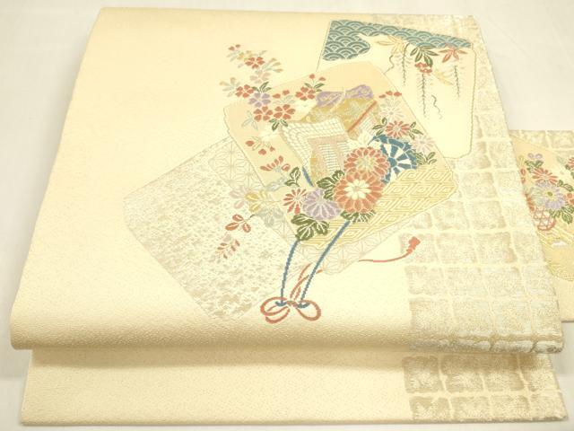 ■■■　サイズ　■■■ 長さ 360cm 幅 30.5cm程 ■■■　商品詳細　■■■ 【正絹】 詳細に関しましては、画像をご確認ください。 大変上質な逸品になります。 お安く出品致しますので、是非この機会にいかがでしょうか？ ■■■　注意...