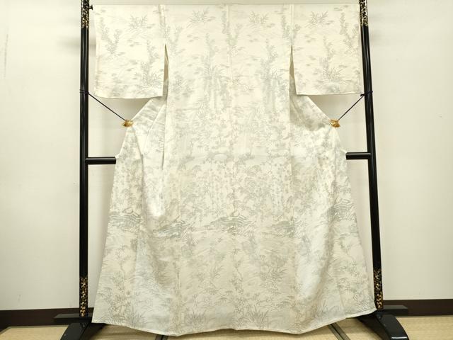 ■■■　サイズ　■■■ 身丈 160.5cm（肩から） 裄丈 67cm 袖丈 46cm　縫込み 6cm 袖幅 35cm 前幅 25cm 後幅 29.5cm 着物縫いこみ 内揚げ 3.5cm 裄 お袖側 約0cm　身頃側 約0cm ■■■　商...